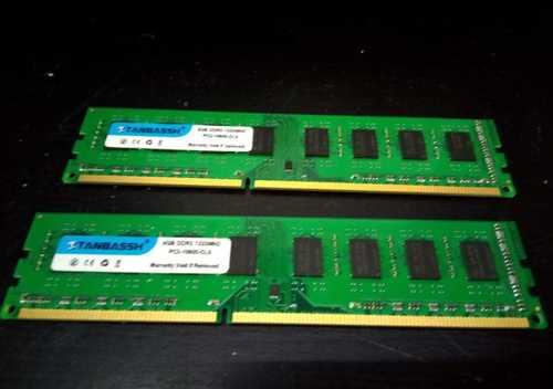 Плашки озу tanbassh 2x4gb