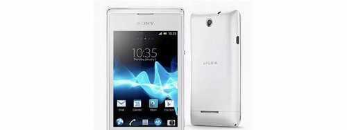 3.5" Смартфон Sony xperia E C1505 4 гб новый