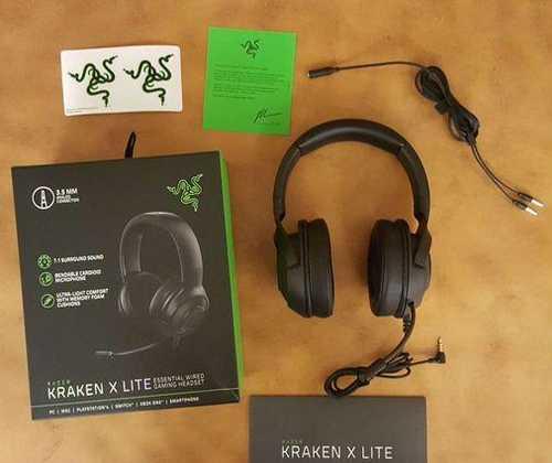 Наушники/Гарнитура Razer Kraken X Lite