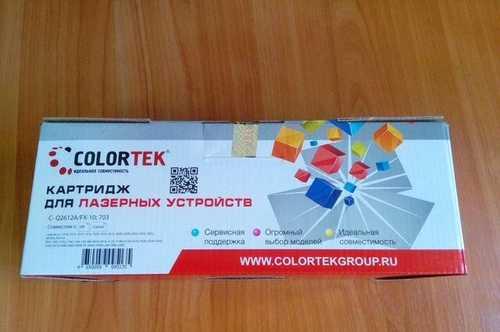 Картридж лазерный Colortek Q2612A/FX-10; 703