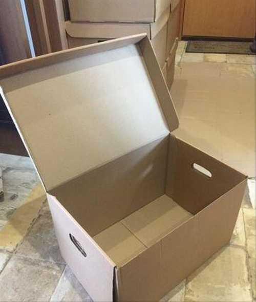 Короба картонные с крышкой и ручками (9 штук) | Festima.Ru - Мониторинг .