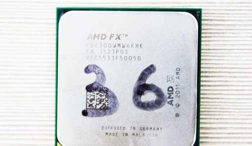 Процессор AM3+ AMD FX 6300 для компьютера