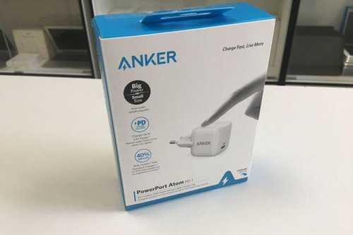 Блок питания Anker 30W для iPhone, iPad, Macbook