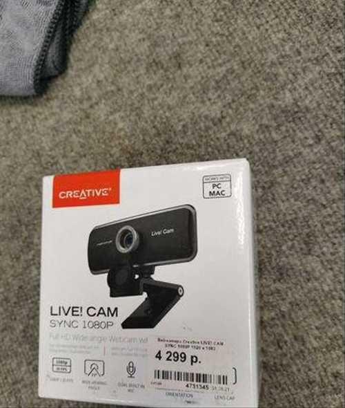 Веб-камера creative Live camsync 1080p