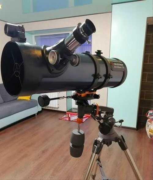 Мощный брендовый телескоп Celestron