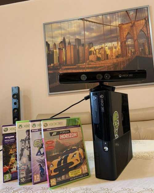 Xbox 360 E 500GB+kinect