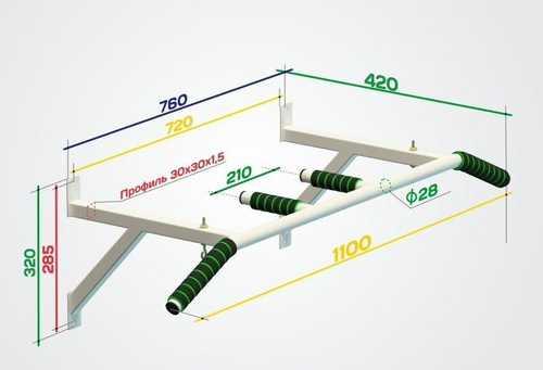Турник настенный