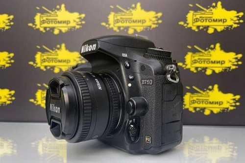 Nikon D750 kit 50mm f/1.4D (1 мес гарантии)