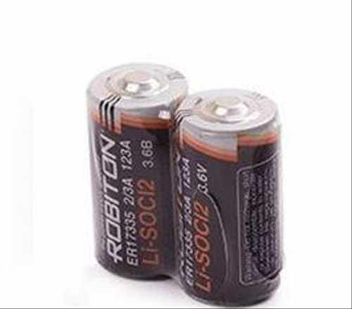 Батарейка Robiton ER17335, 123A (2 штуки) Li-soci2