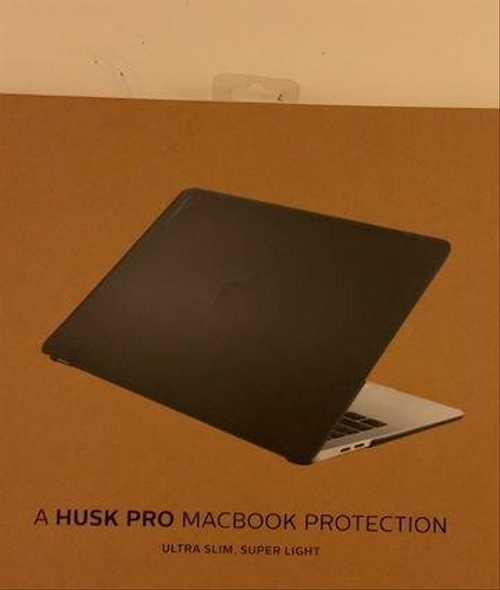 Чехол apple macbook pro 2016/17 uniq черный