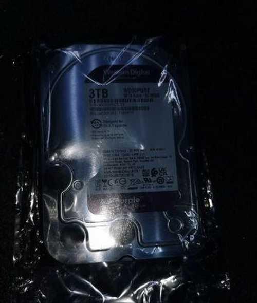 Жесткий диск Western Digital WD Purple 3 тб