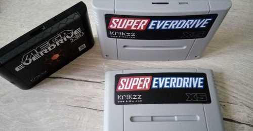 Super Nintendo everdrive X5 - флеш-картридж