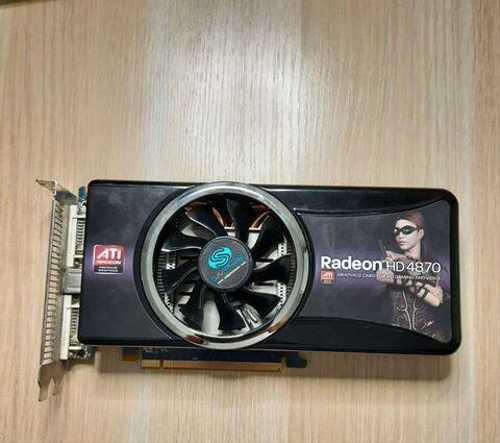 Видеокарта Radeon hd4870 1gb