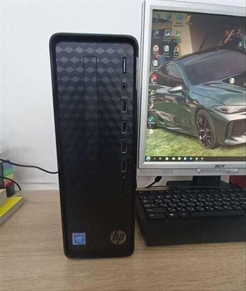 Компьютер HP Slimline S01-aF1010ur + монитор