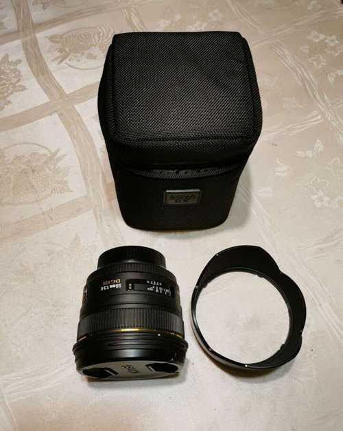 Объектив Sigma 50mm f1,4 DG HSM EX Nikon f