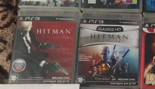 Hitman: Absolution и Hitman HD Trilogy ps3 диски