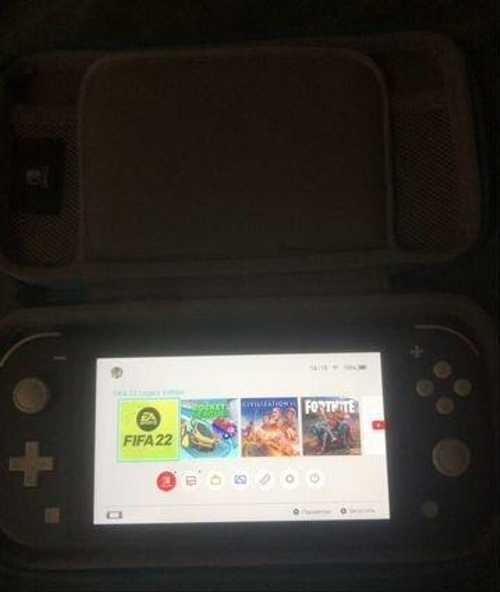 Nintendo switch lite с играми