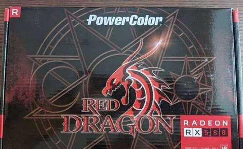 Видеокарты Power Color AMD Radeon RX 580 Red Drago