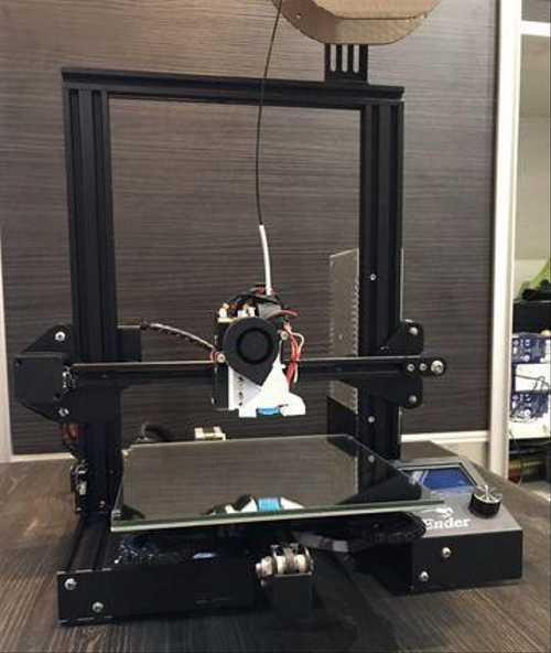 3d принтер ender 3 директ экструдер + тихая плата