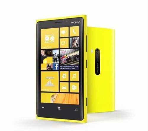 Nokia lumia 920 желтый