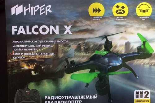 Квадрокоптер на радиоуправлении hiper falcon X