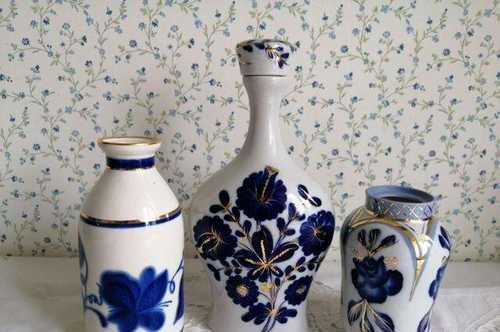 Графин, чайница, ваза фарфор, керамика СССР