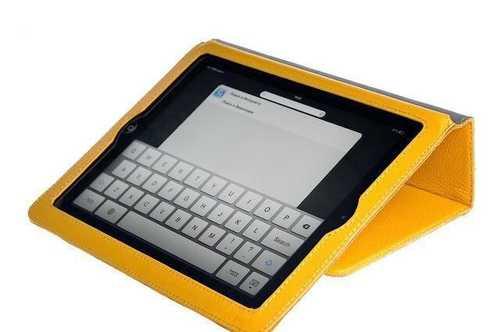 Кожаный чехол на iPad 2 / 3 / 4 Yoobao желтый