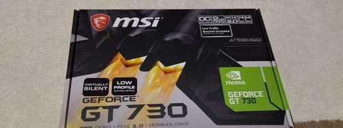 Видеокарта MSI nvidia GeForce GT 730 N730K-2GD3H
