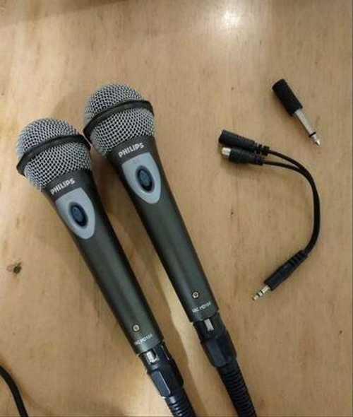 2 микрофона Phillips SBC MD150