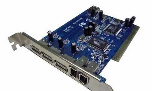 PCI контроллер USB + FireWire (VIA Combo)