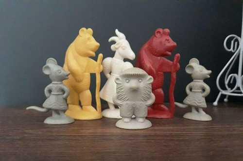 Фигурки животных СССР игрушки