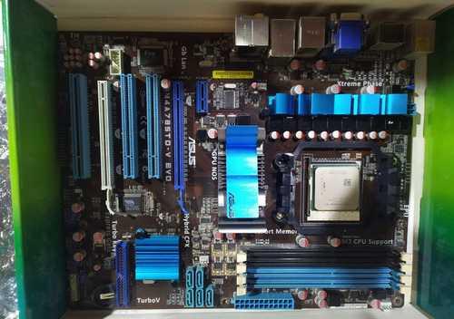 Материнская плата asus m4a785td-v evo и phenom ii