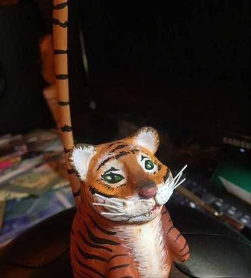Тигр из японской полимерной глины
