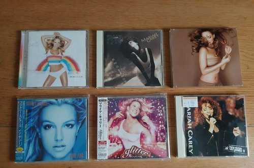 Японские лиценз CD Mariah Carey B Spears 6 штук