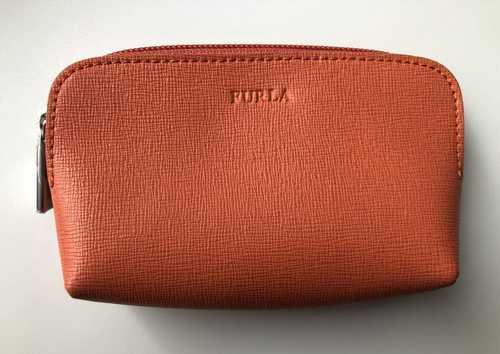 Косметичка furla кожаная, новая (Италия)