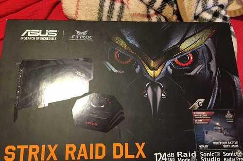 Аудиокарта asus strix raid DLX