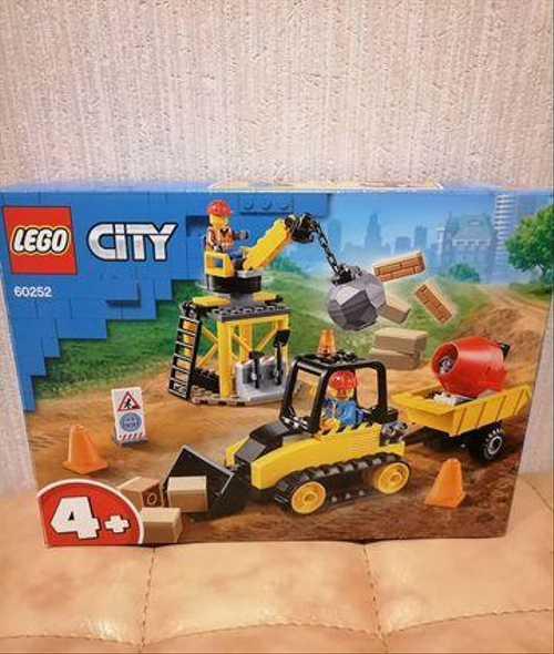 Lego City 60252 строительный бульдозер
