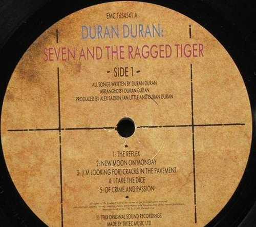 Пластинка Duran Duran - Seven And The Ragged Tiger