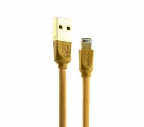 USB дата-кабель Remax золотой, 1.0 м, GD2618