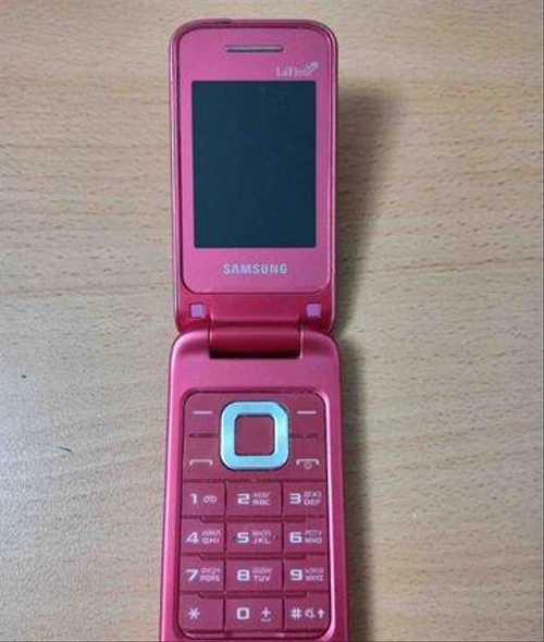 Телефон Samsung GT-C3520, розовый