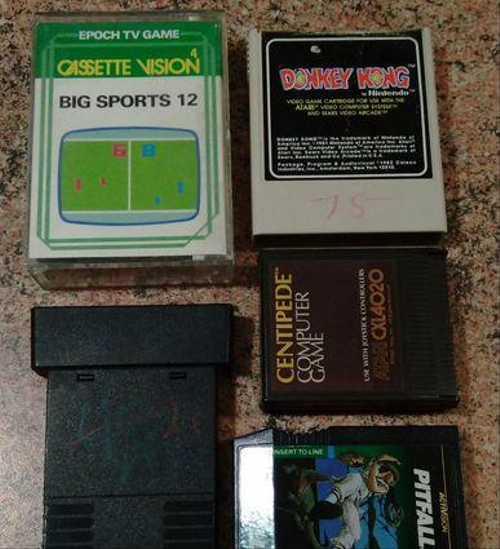 Картриджи Atari Coleco Epoch