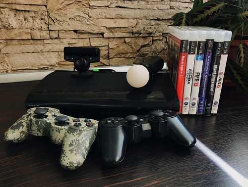 Sony PS3+Игры+Камера+Motion Controller