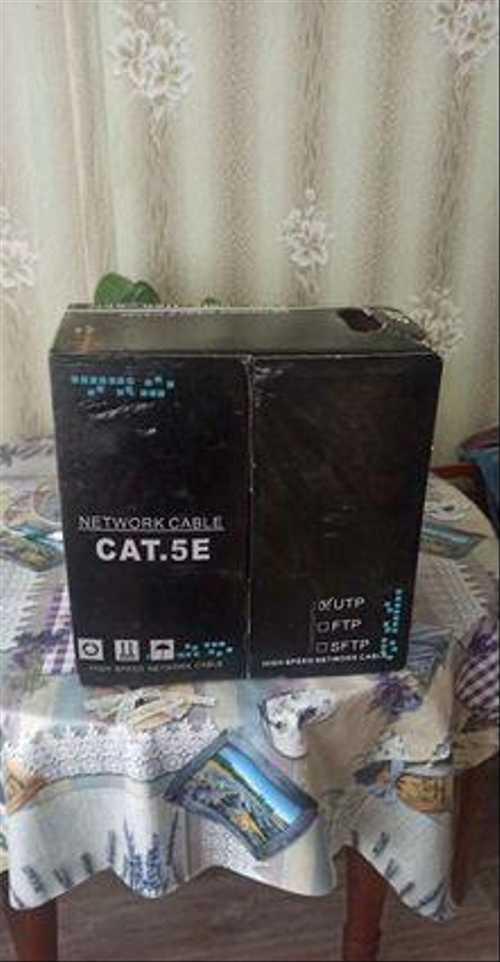 Кабель сетевой UTP, cat.5E, 305м, 4 пары, 26AWG