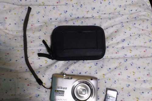 Фотоаппарат nikon coolpix s2900 с чехлом и флешкой