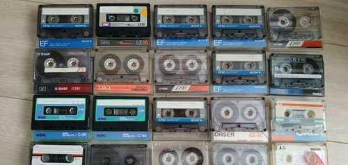 Коллекция Аудио кассет 20 штук. Denon, Sony, TDK