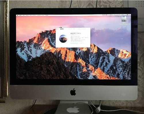 iMac 21,5 дюйма, к. 2012г., 1 тб, Плюс внешний сd