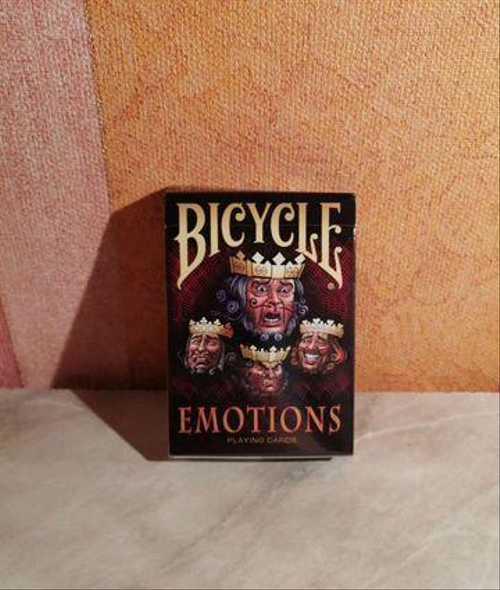 Игральные карты Bicycle Emotions подарок новый год