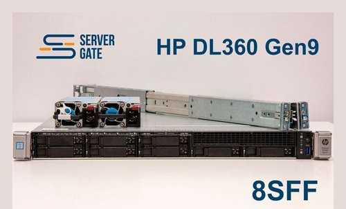 HP DL360 G9 2x E5-2620v4 448 GB
