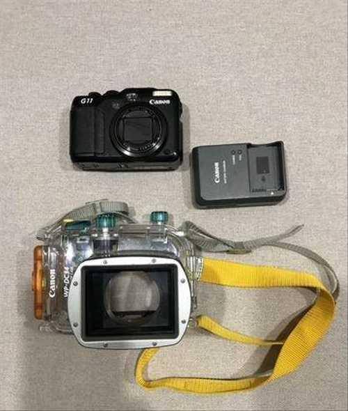 Комплект фотоаппарат Canon G11 с подводным боксом
