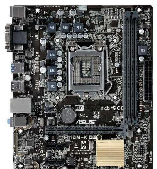 Продам asus h110m-k d3 LGA1151
